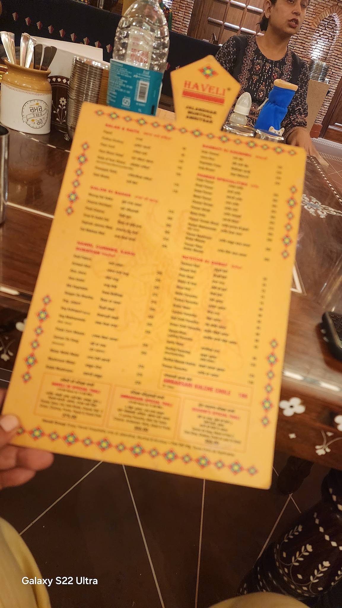 Menu at Haveli, Jalandhar, Curo High Street