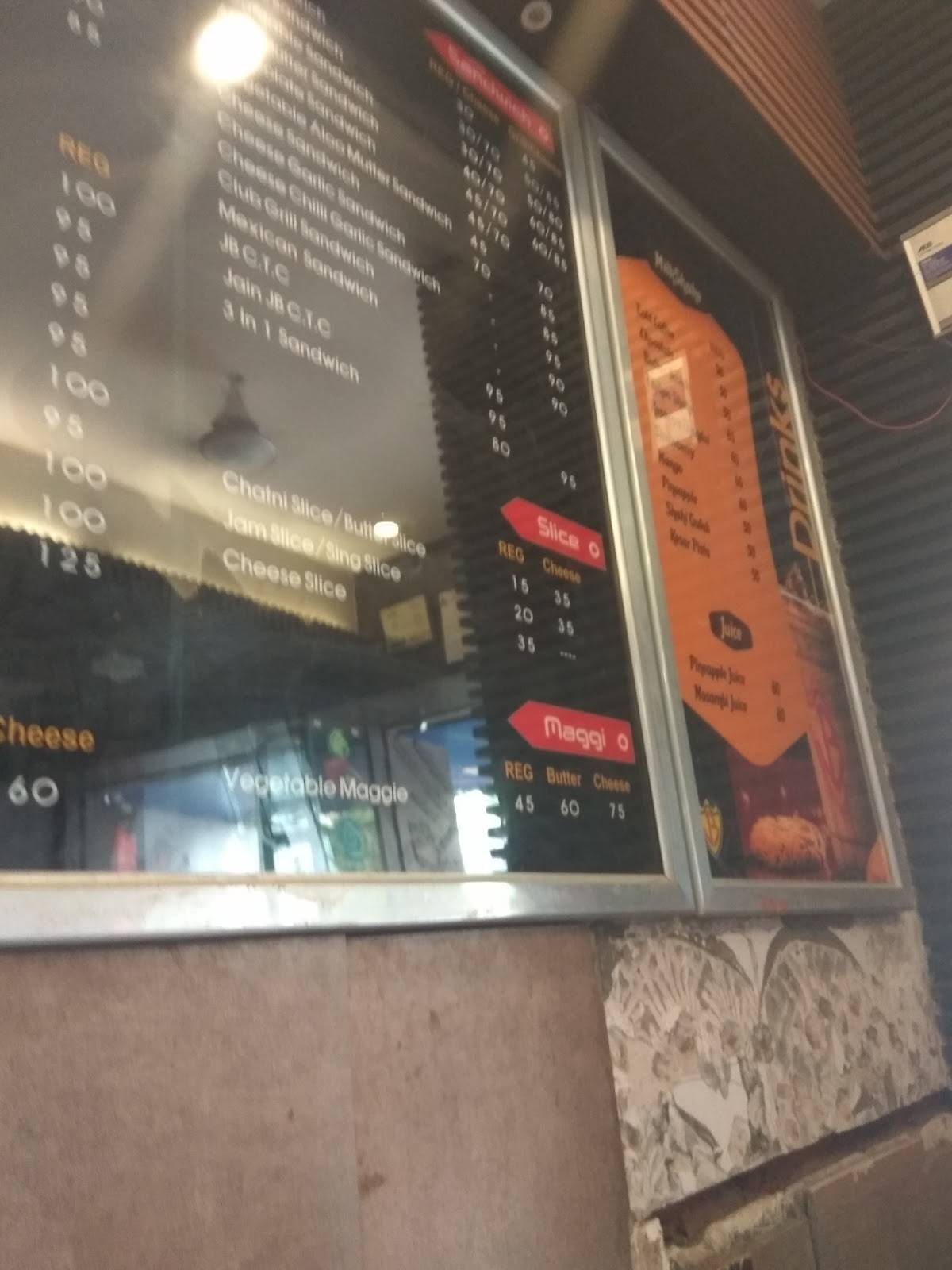 Menu at Jay Bhavani vadapav, Ahmedabad, Sahjanand Palace