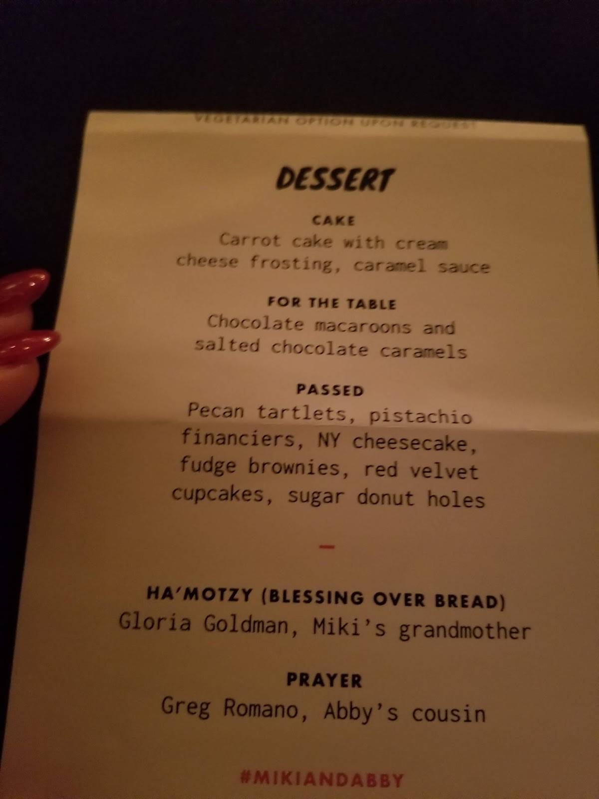 Menu at Maritime Parc restaurant, Jersey City