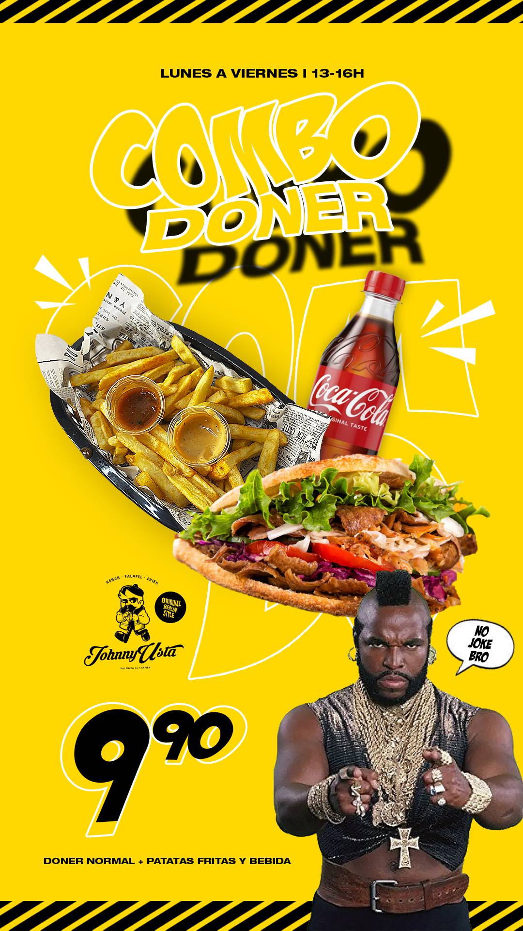 Menu at Johnny Usta - Original Berlin Style Döner Kebab (el Carmen ...