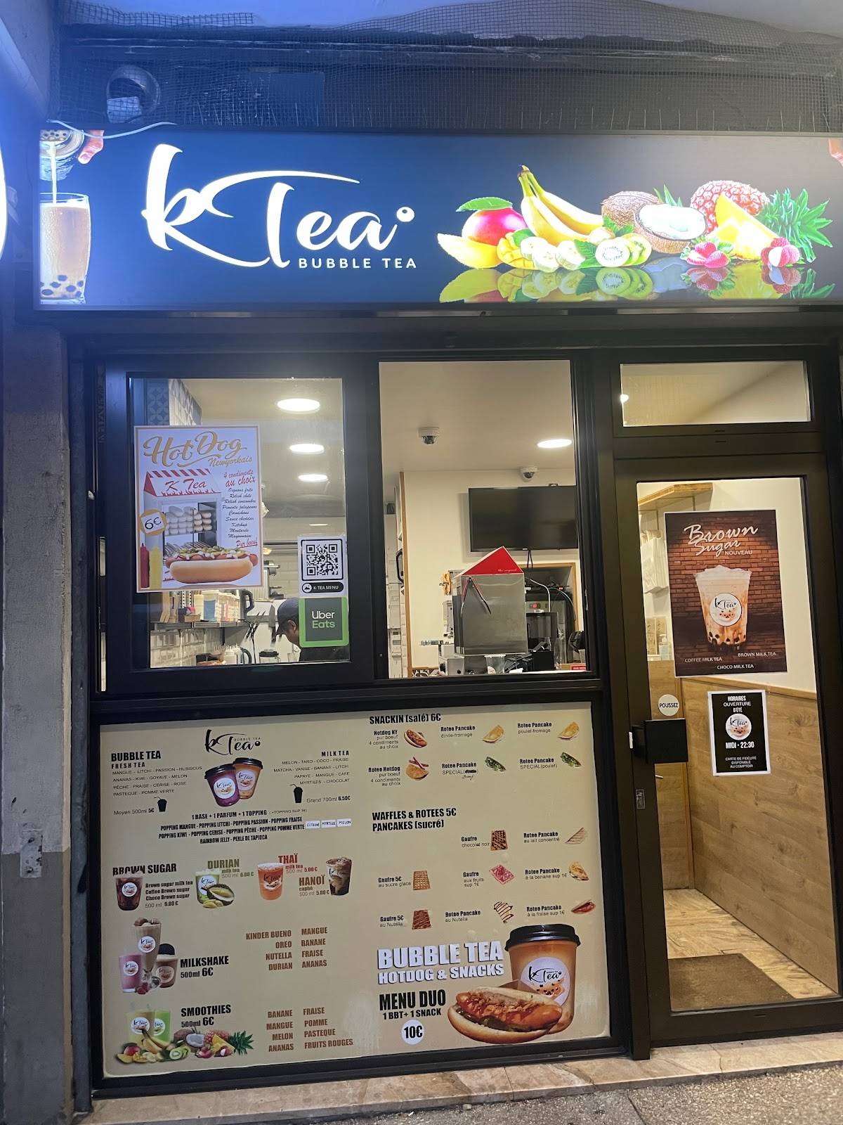 Menu au K-TEA, Noisiel