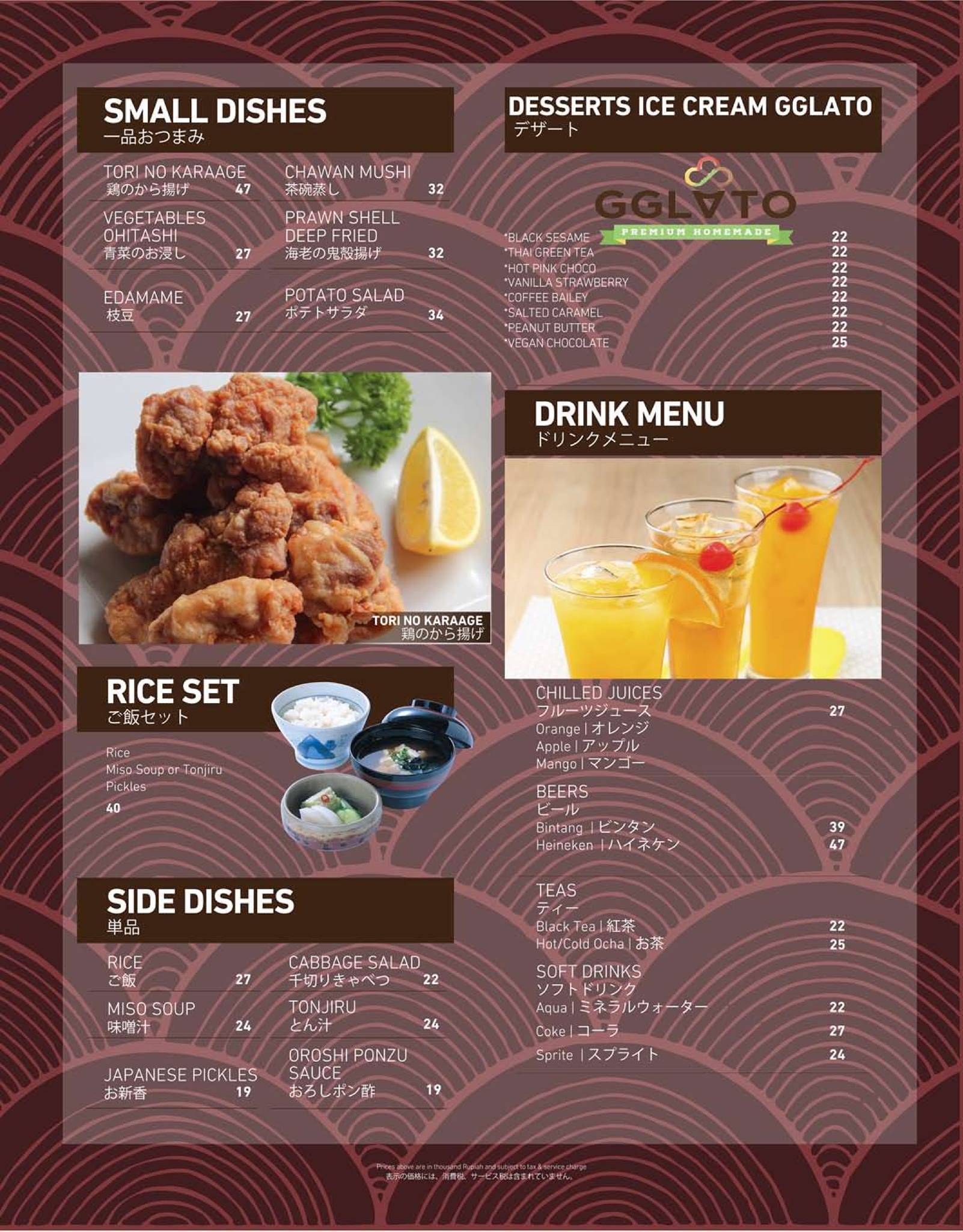 Menu at KATSUTOKU Plaza Senayan restaurant, Jakarta, Sentral Senayan 1 ...
