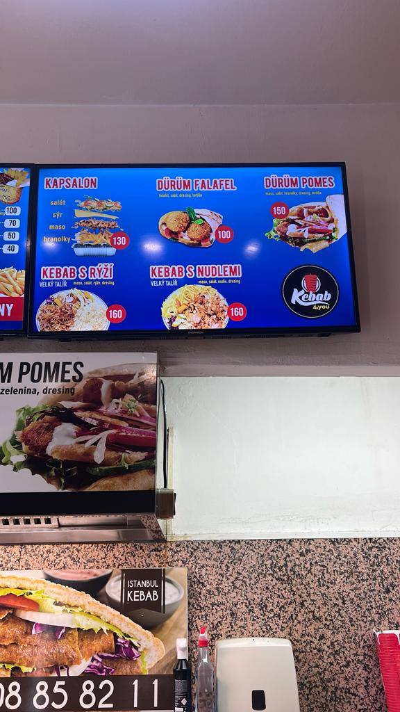 Menu at KEBAB 4 YOU LOUNY restaurant, Louny