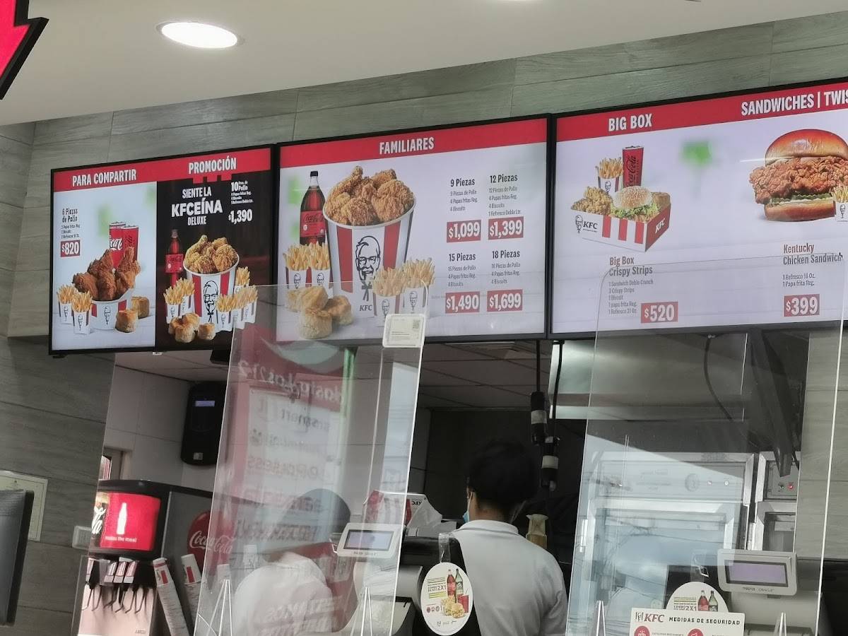 Carta del restaurante KFC • Bravo Marginal Las Américas, Santo Domingo ...
