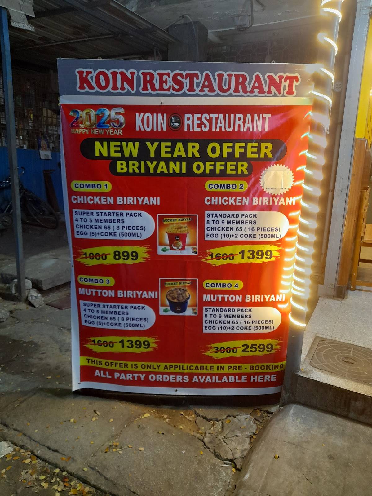 Menu at KOIN - Indo Korean Restaurant, Chennai