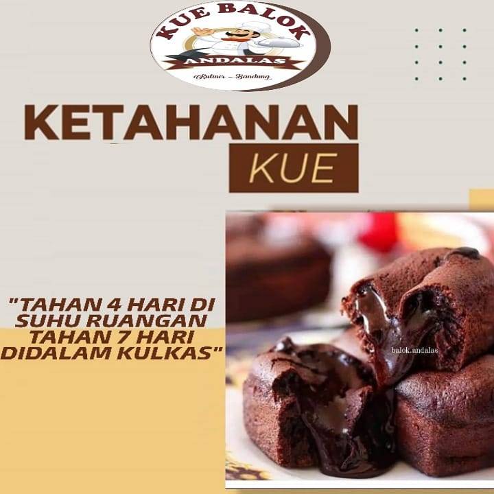 Menu at KUE BALOK ANDALAS desserts, Genteng Wetan
