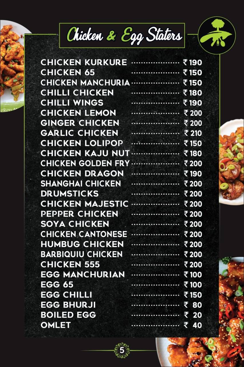 Menu at Arabian Kitchen, Karimnagar