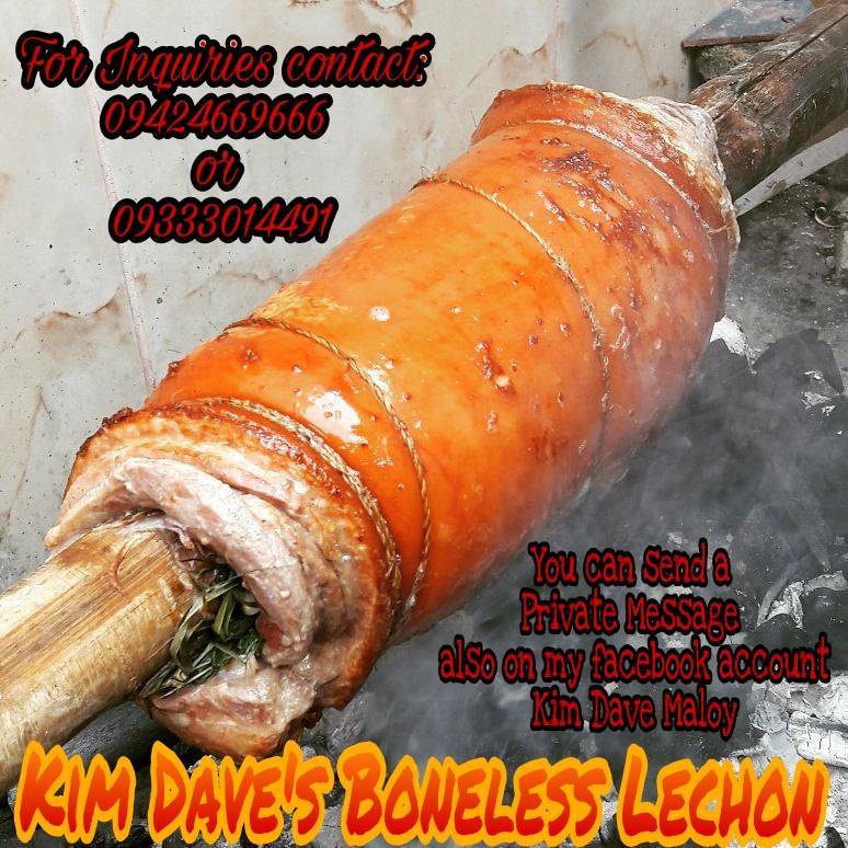 Carta del restaurante Kim Dave's Boneless Lechon, Mandaue