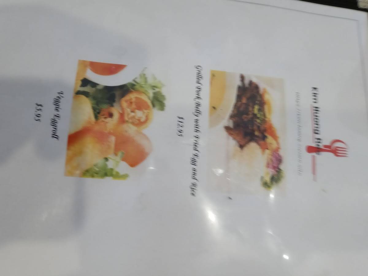 Menu at Kim Huong Vietnamese Restaurant, Salem