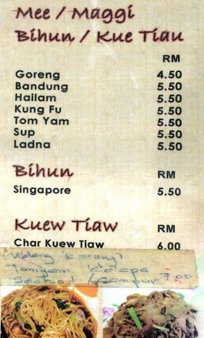 Menu at Restoran Soto Shah Alam restaurant, Shah Alam