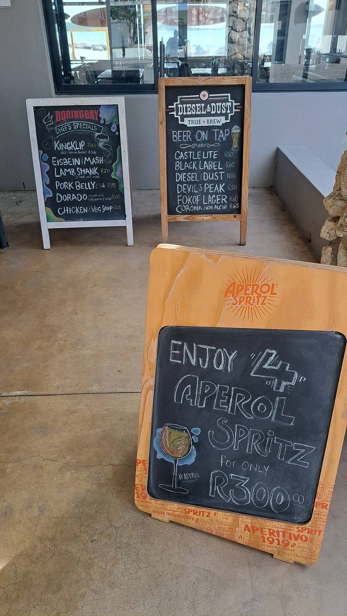 Menu at Kokomo Beach Bar & Restaurant, Langebaan