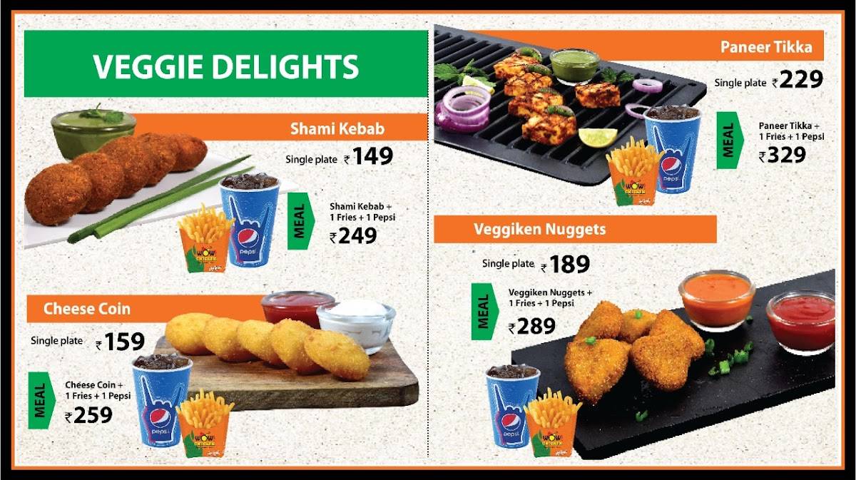 Menu at WOW Chicken, Kolkata, No 33