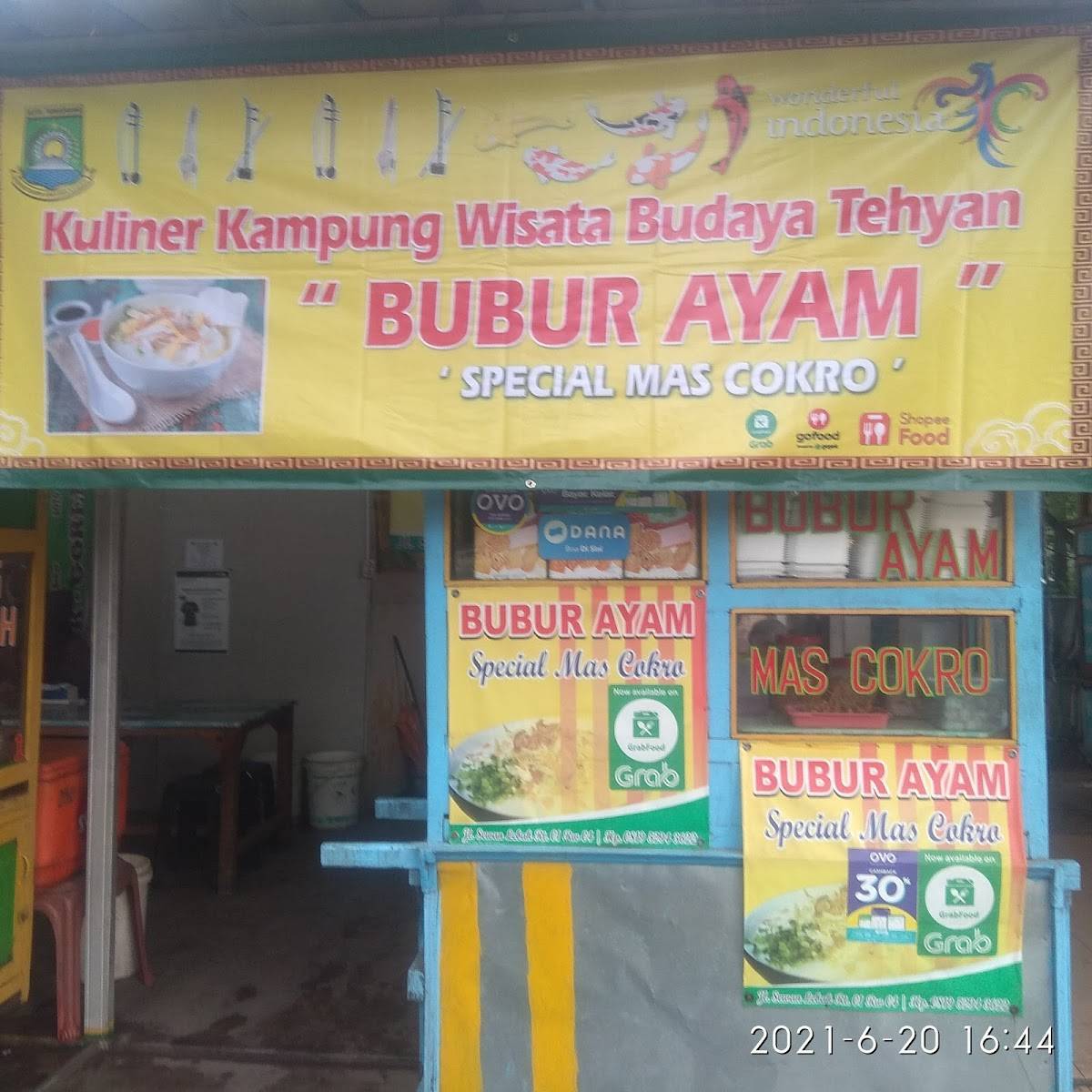Menu at Kuliner Kampung Wisata budaya TEH YAN Sewan cafe, Tangerang