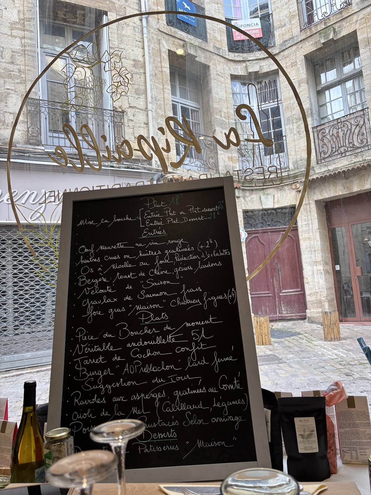 Menu at LA RIPAILLE - Restaurant, Pézenas