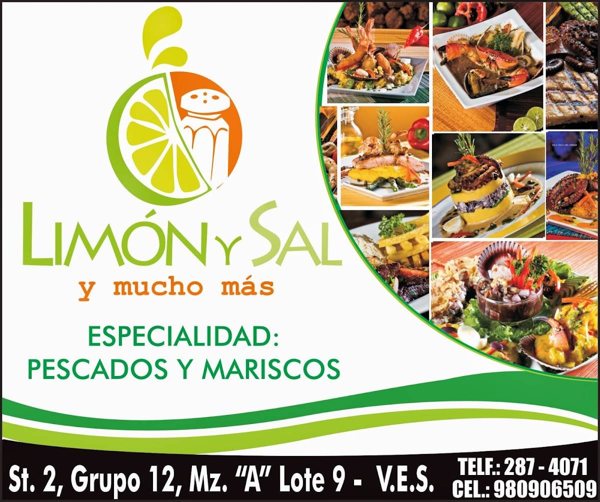 Carta del restaurante LIMÓN Y SAL, Villa el Salvador, 042 Calle Villa ...