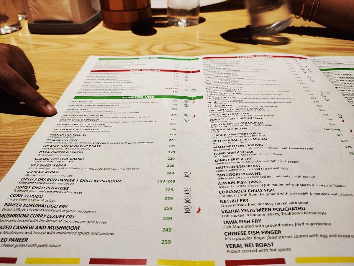 Menu at LOCOFEAST - Theme Restaurant, Chennai, 15A