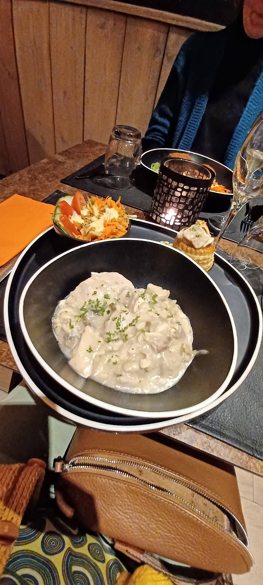 Menu at La Belle Vue, Aalter