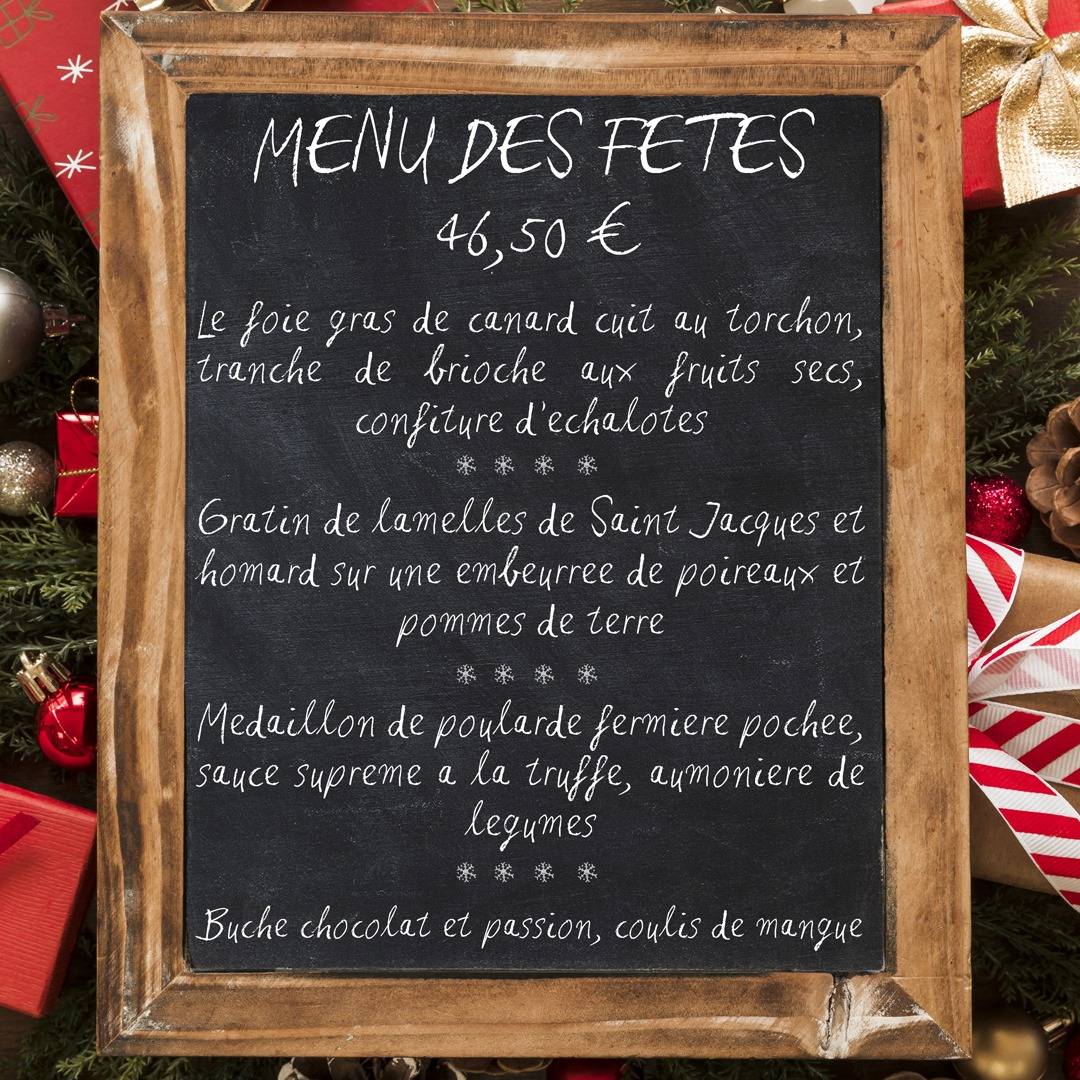 Menu au La Gourmandine restaurant, Villedieu-sur-Indre