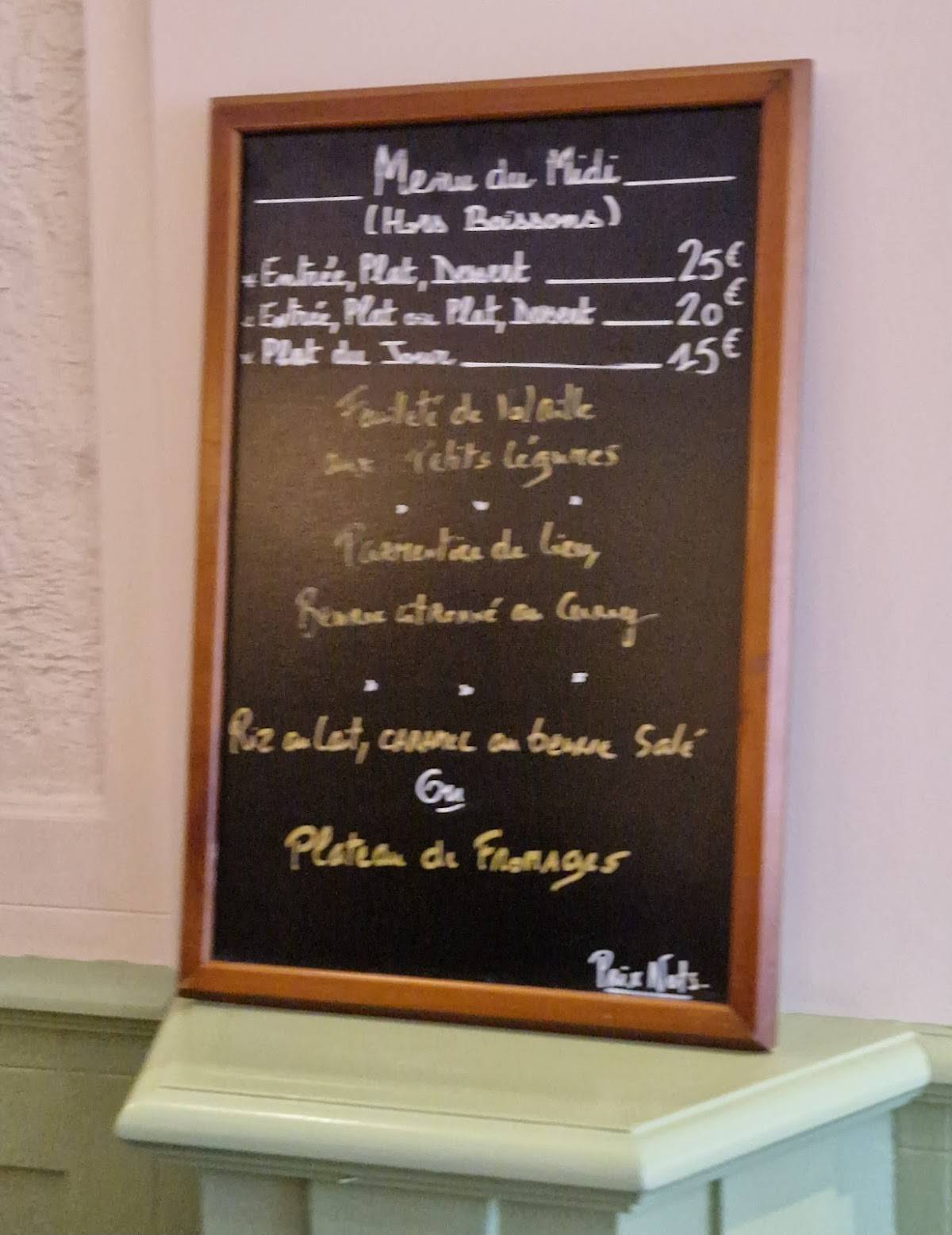 Menu au La Table d'Adrien restaurant, Limoges, 3 Av. Garibaldi
