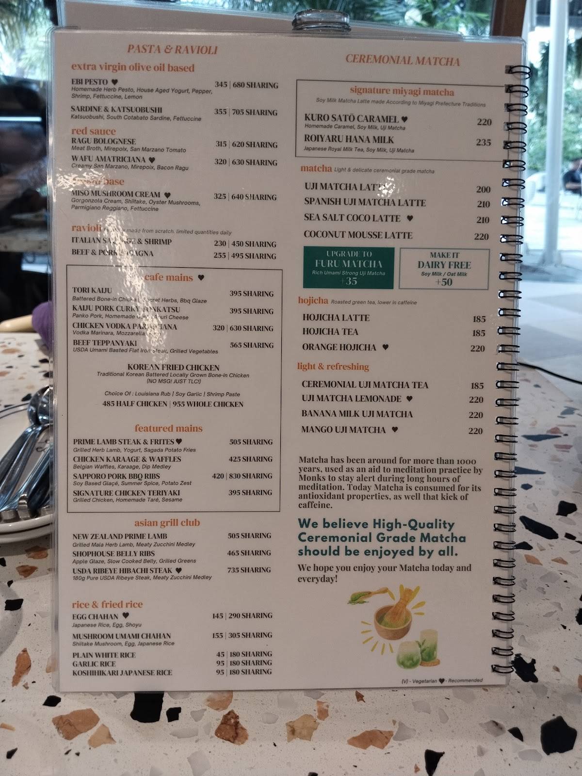 Menu at Lady Luck - SM Aura restaurant, Taguig