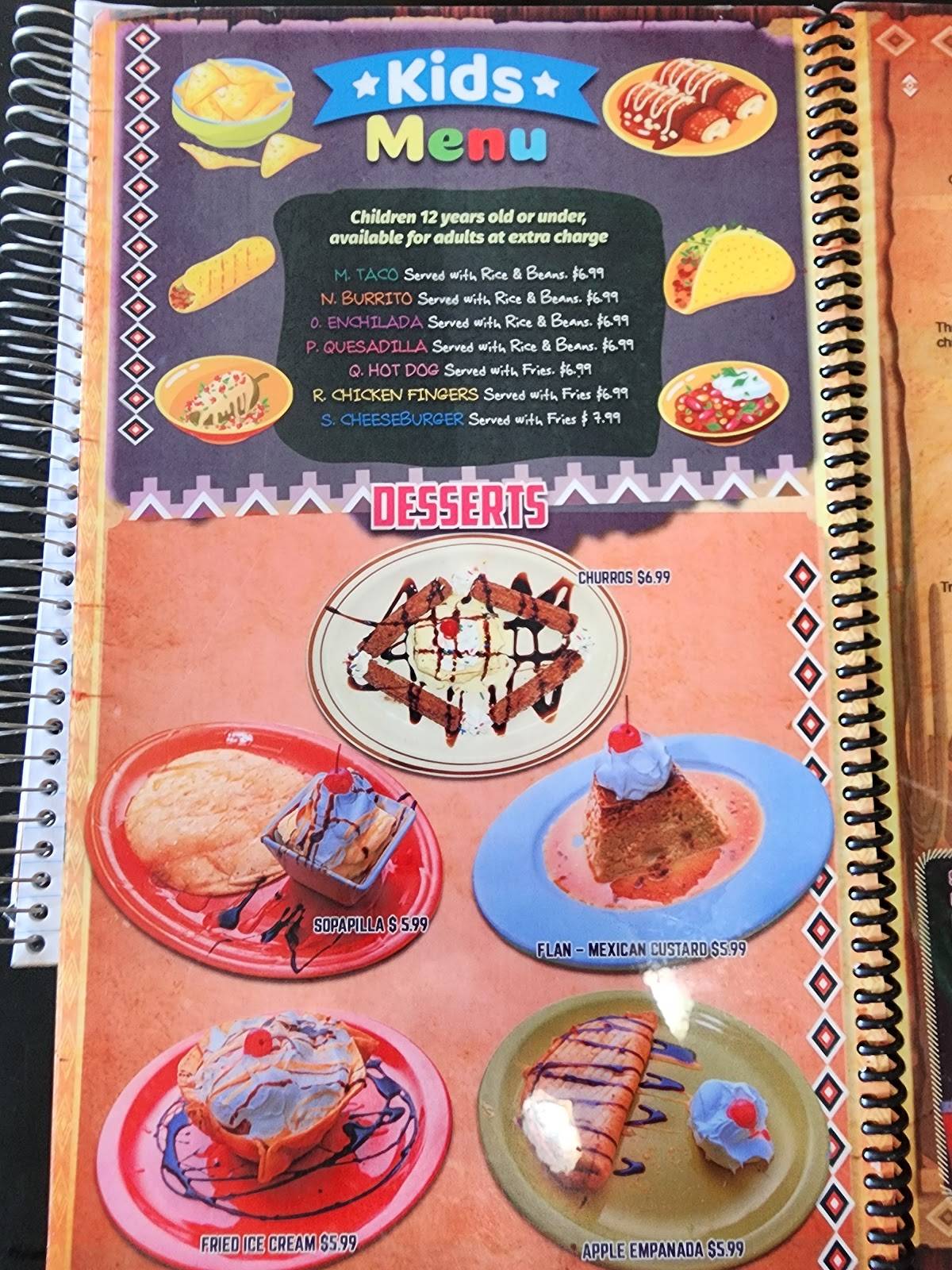 Menu at Laredo Grill restaurant, Quincy