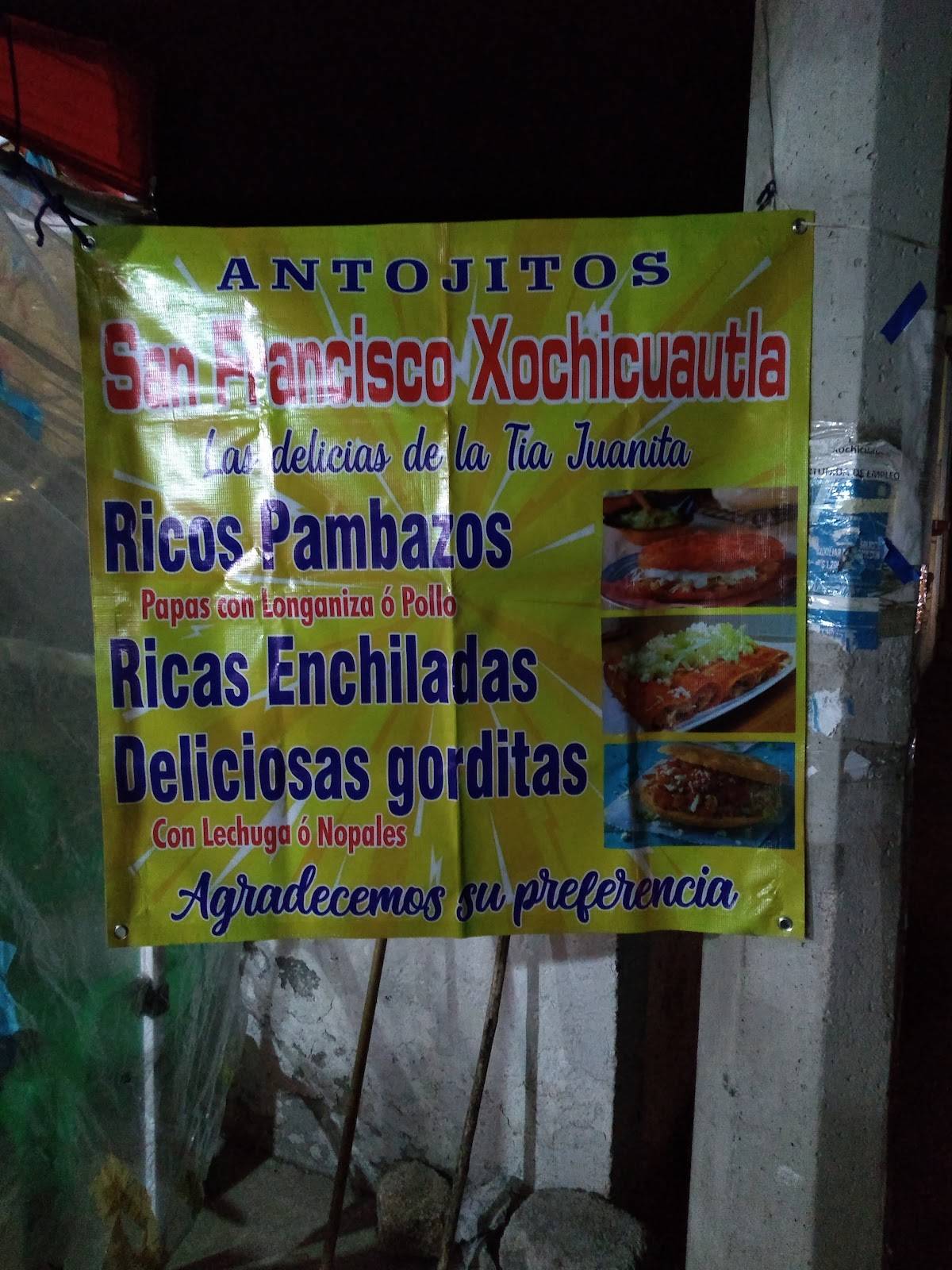 Menu at Las delicias de la tía Juanita restaurant, San Francisco ...