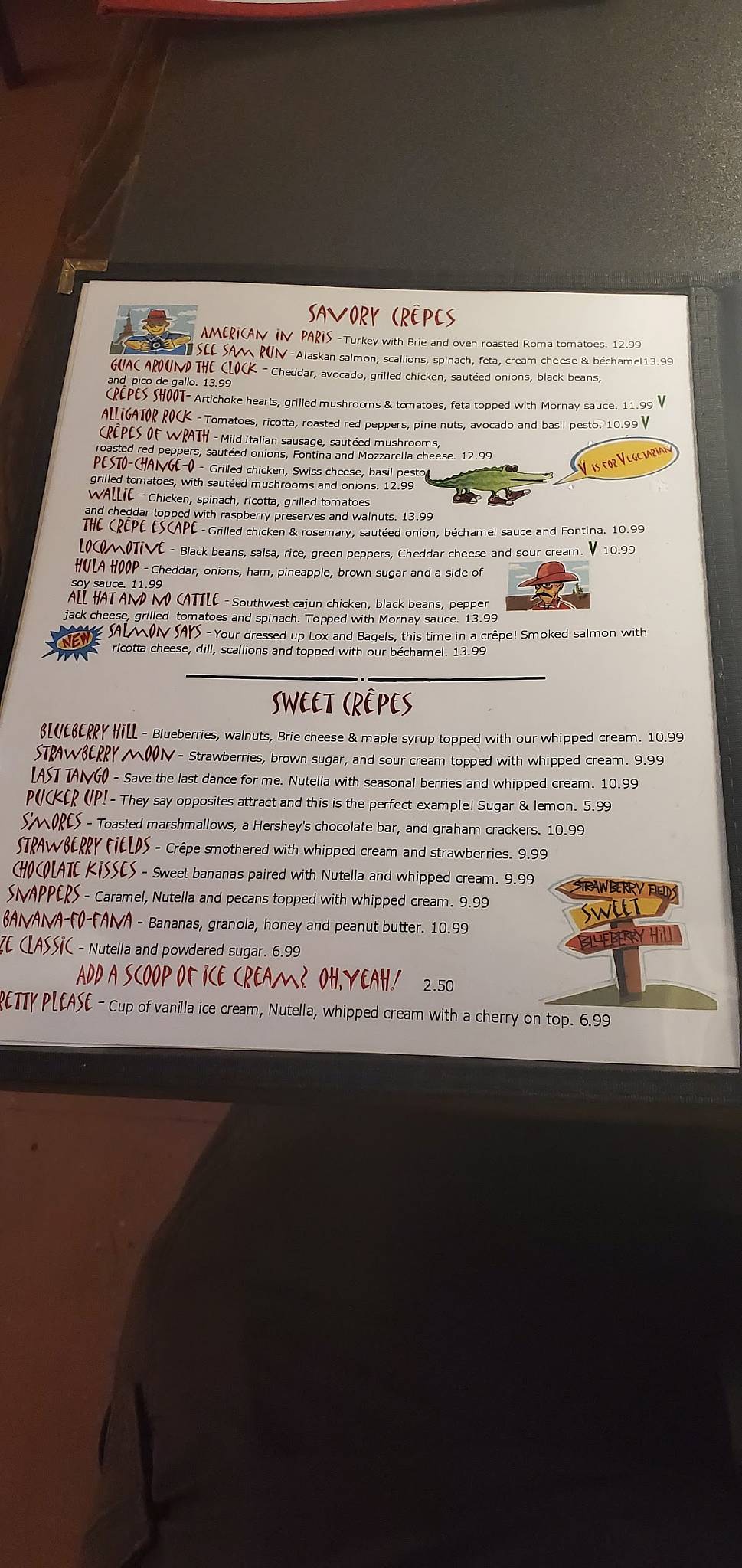Menu at Later Alligator pub & bar, Wheeling