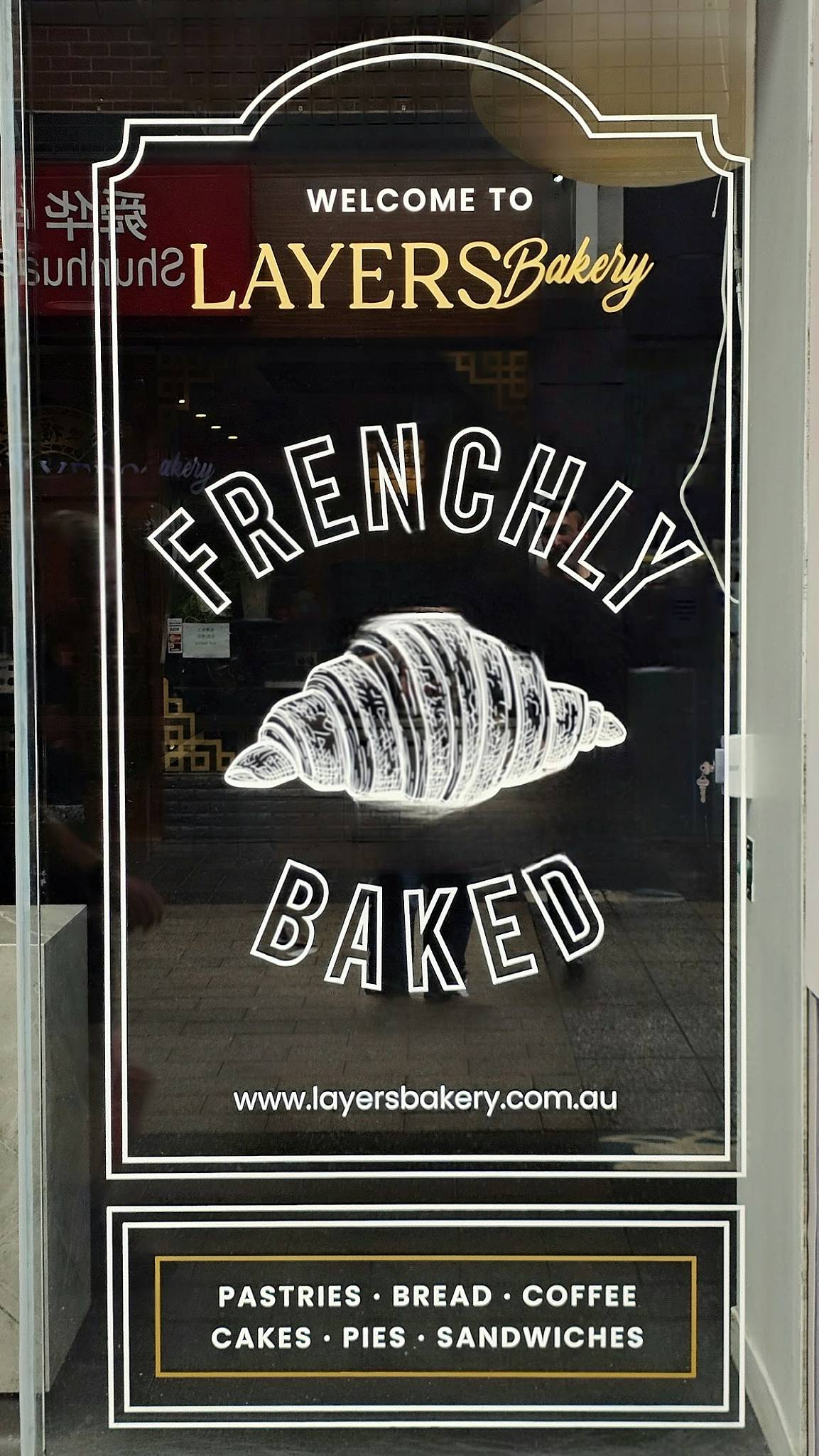 Menu at Layers Bakery, Subiaco