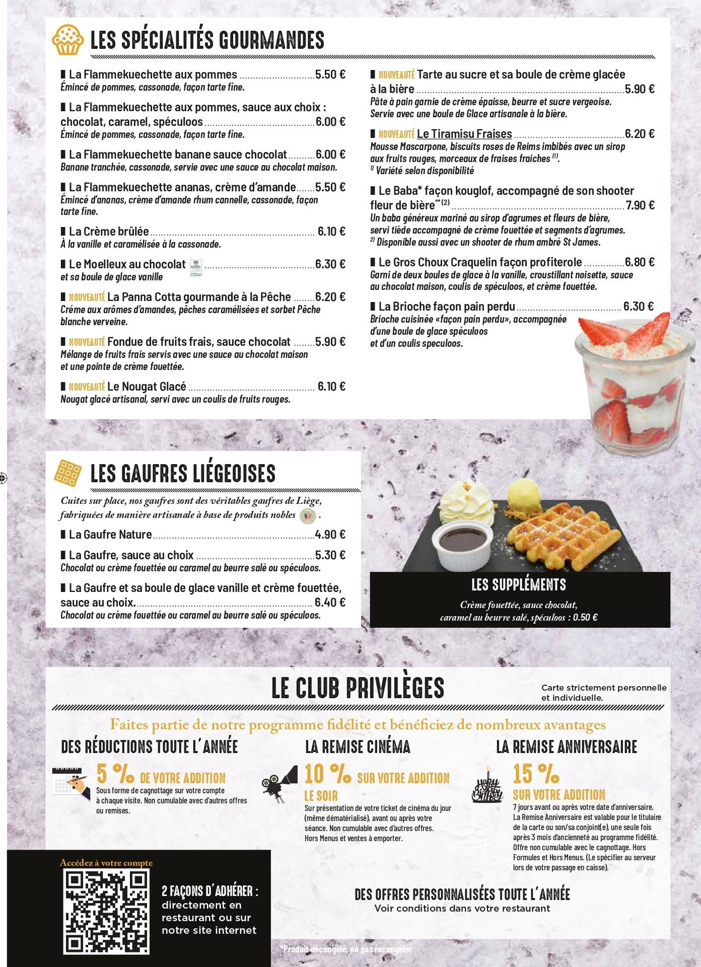 Menu au Restaurant Le Comptoir du Malt - Dieppe, Saint-Aubin-sur-Scie