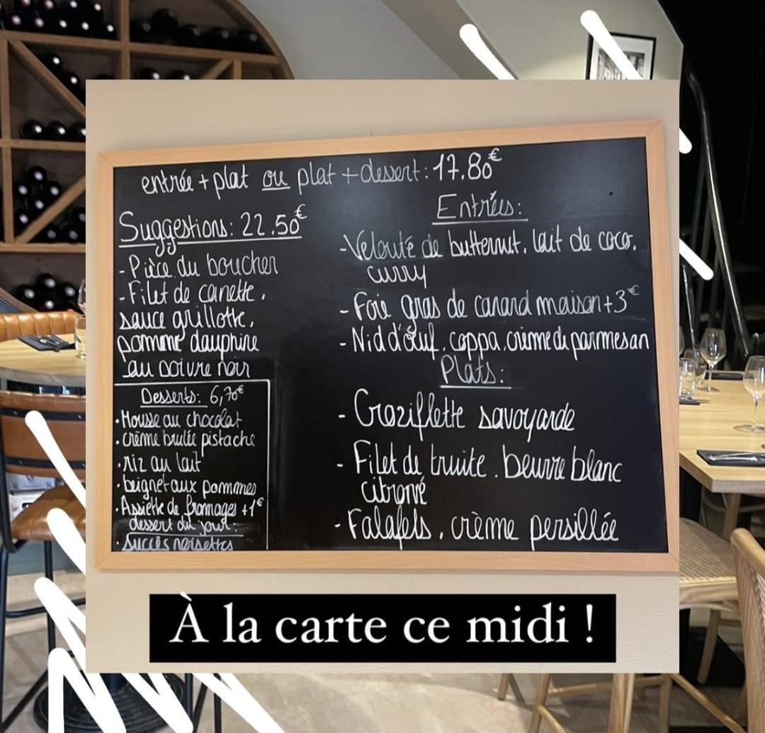 Menu au Le Petit Bouchon Restaurant, Vitré