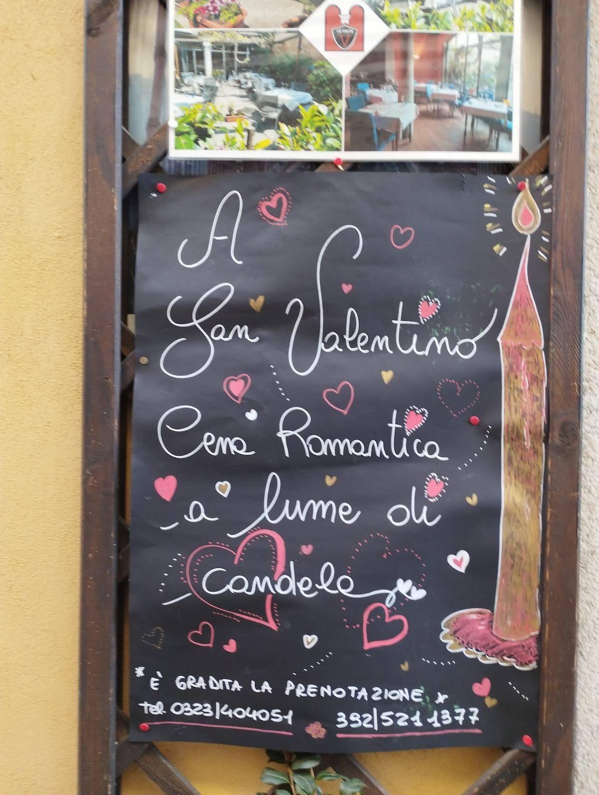 Menu at Le Volte restaurant, Verbania