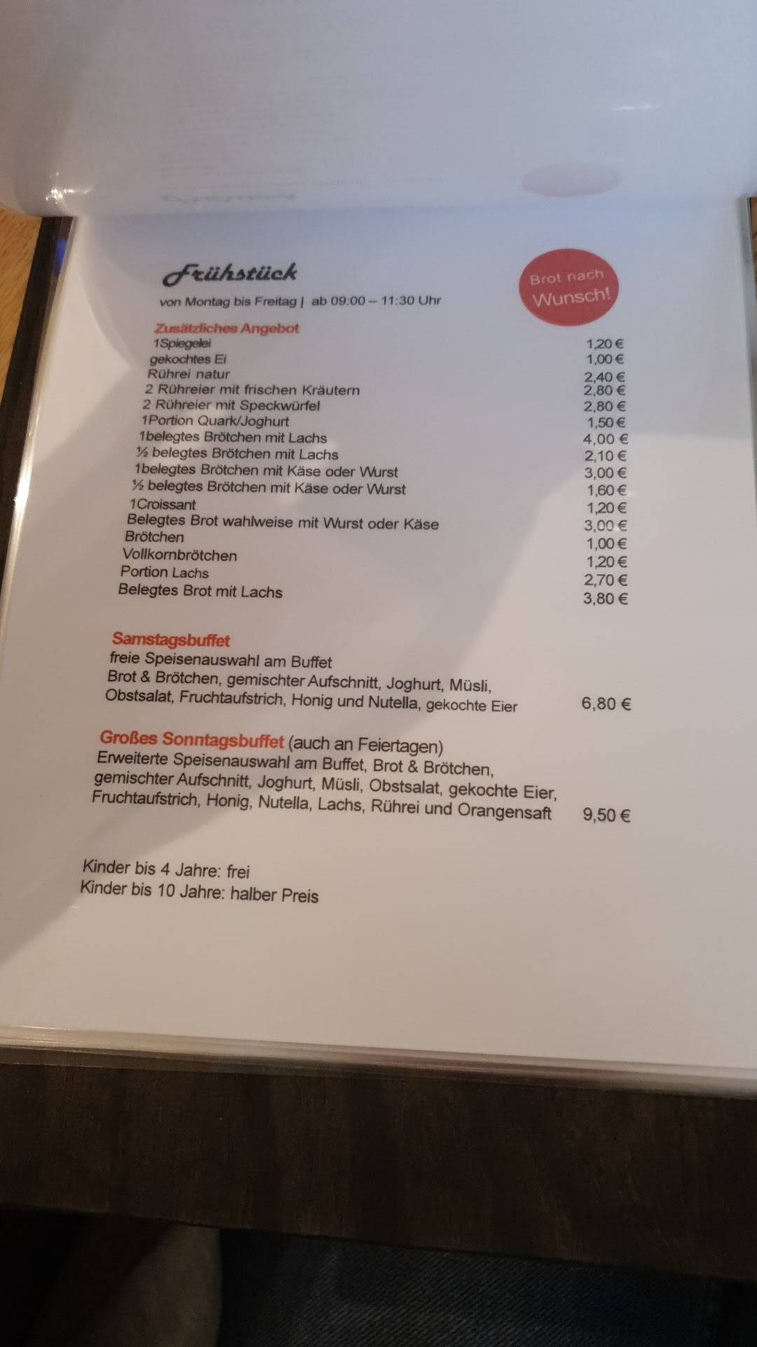 Speisekarte von Café Vielfalt cafe, Lemgo, Mittelstraße 6