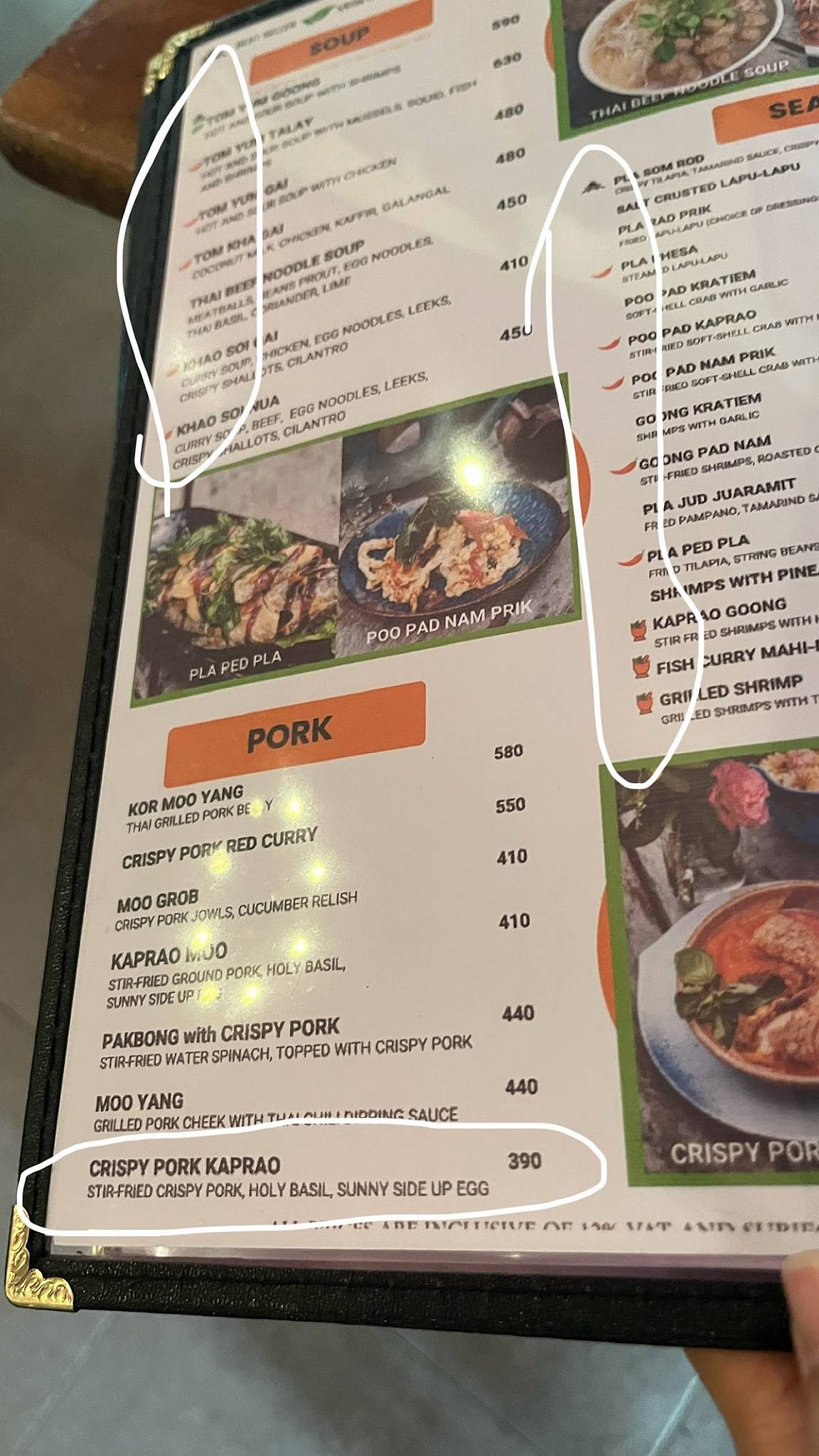 Menu at Lime and Basil Tagaytay Highlands restaurant, Tagaytay