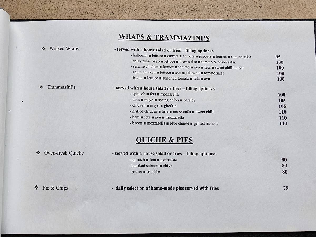 Menu at Liquorice & Lime. cafe, Cape Town