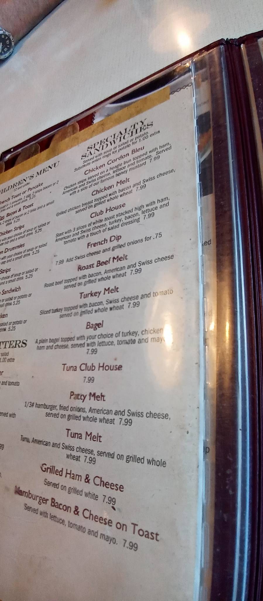 Menu at Little Cottage Café cafe, Bismarck