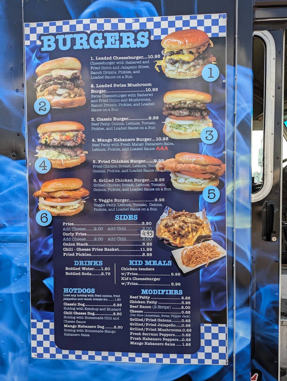 Carta del restaurante Loaded Burger by M&M Grill (Sugarland), Houston