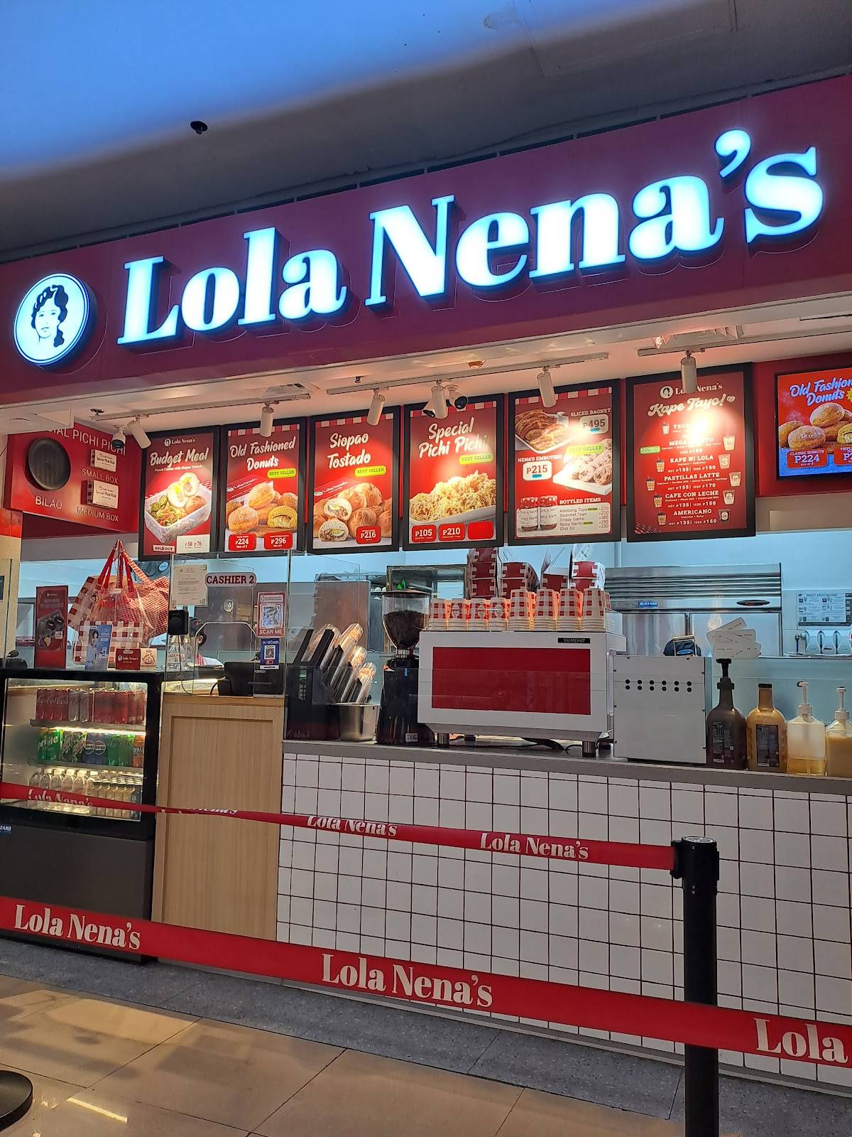 Menu at Lola Nena's SM Megamall, Mandaluyong
