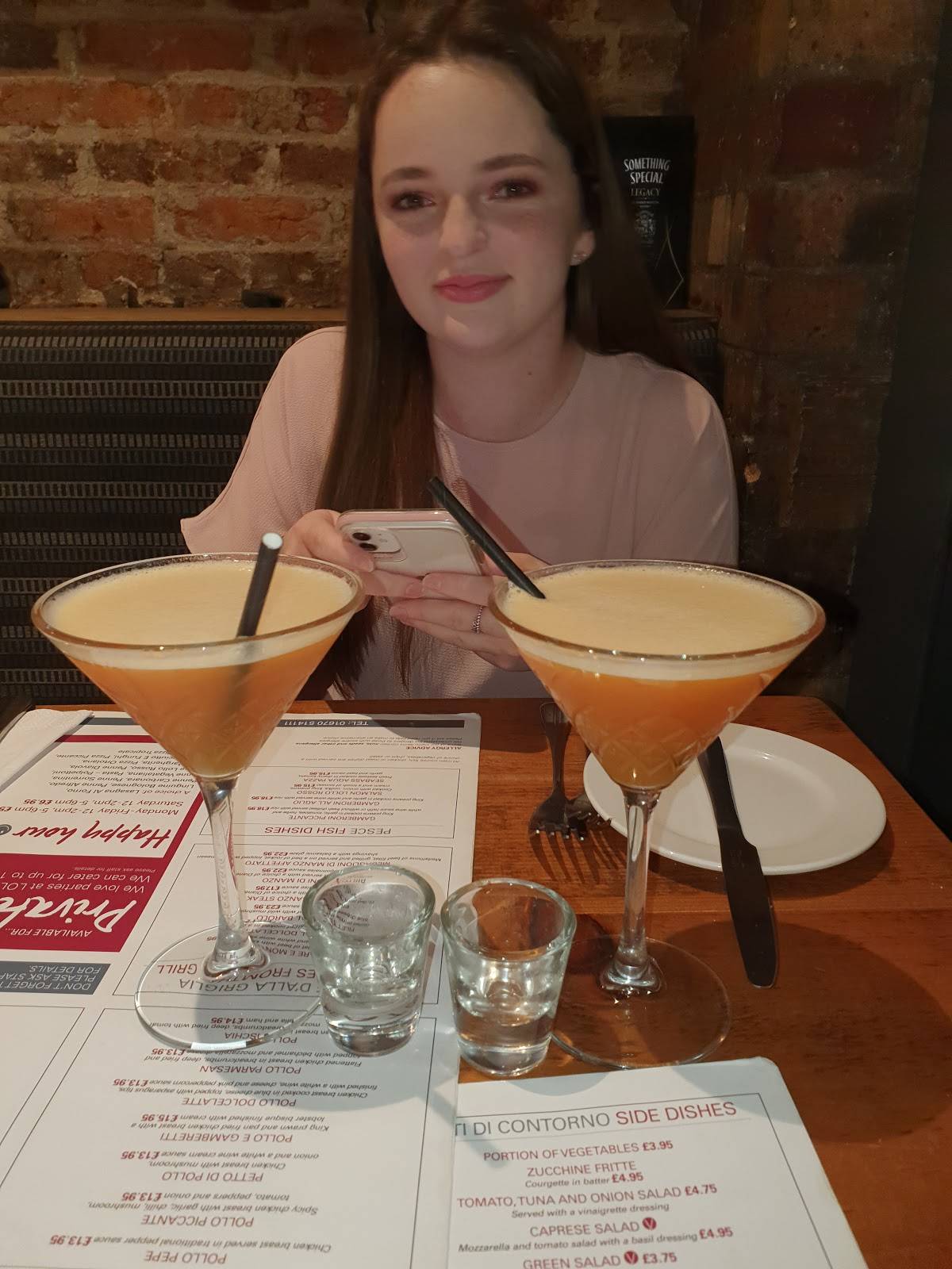 Menu at Lollo Rosso Italia restaurant, Morpeth