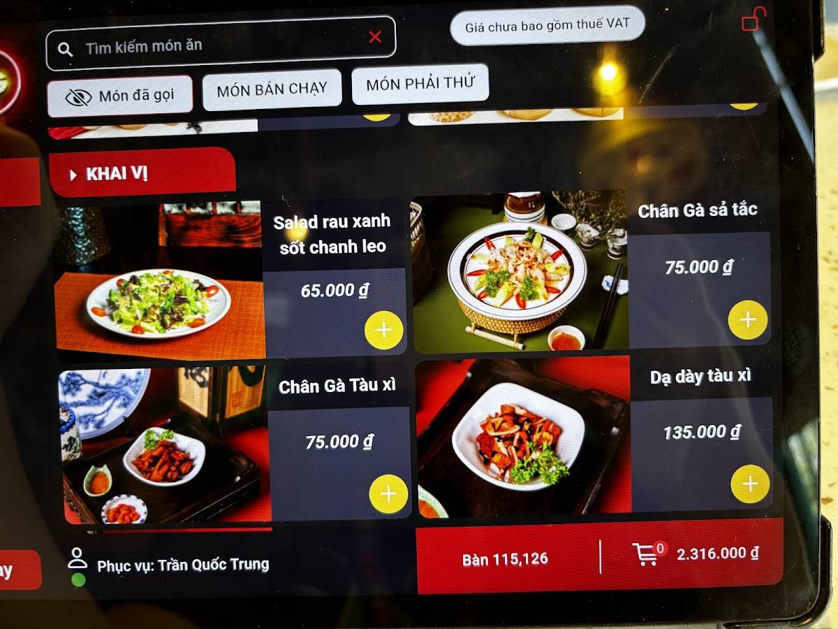 Menu at Long Wang - Lẩu Hấp Thủy Nhiệt Hồng Kông - 84 Ngọc Khánh ...