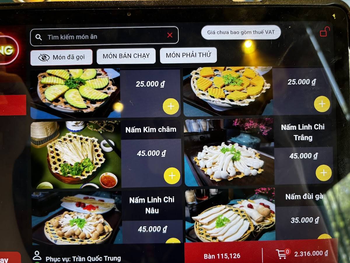 Menu at Long Wang - Lẩu Hấp Thủy Nhiệt Hồng Kông - 84 Ngọc Khánh ...