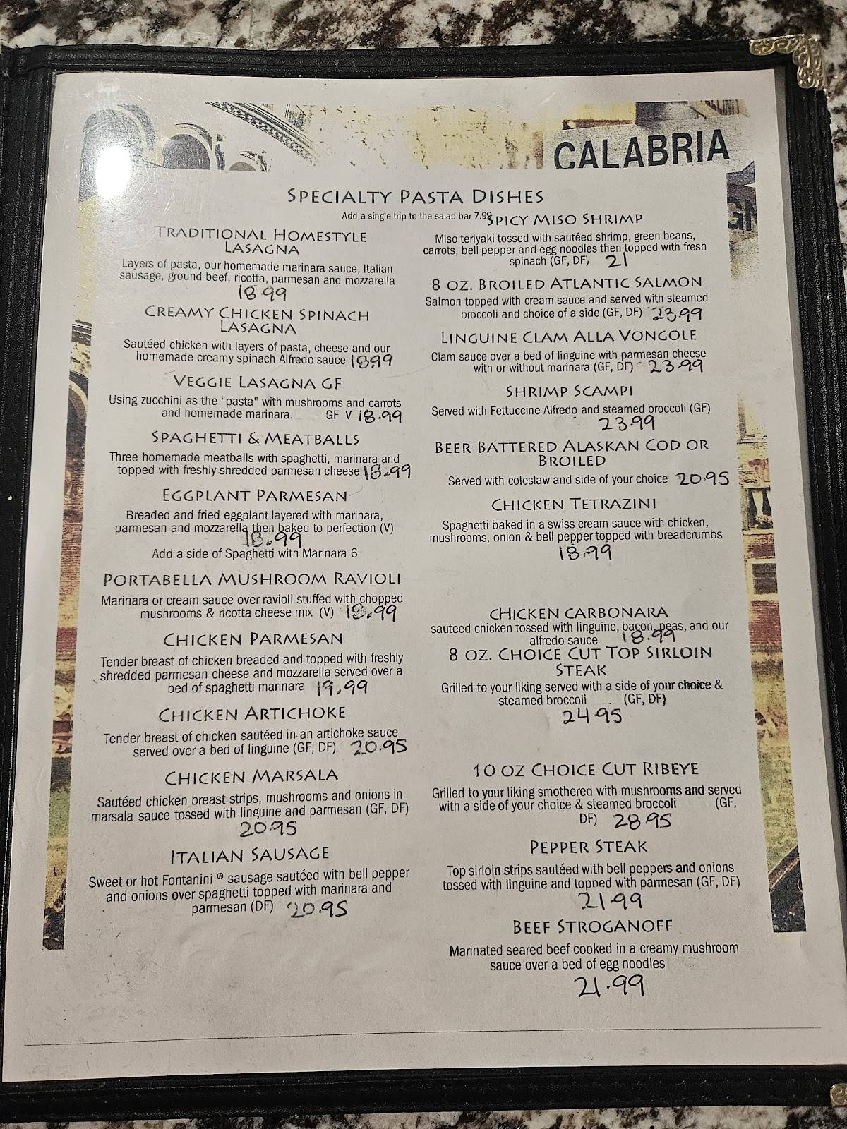 Menu at Lotsa Pasta & That'za Pizza pizzeria, Cortez, 439 E Main St