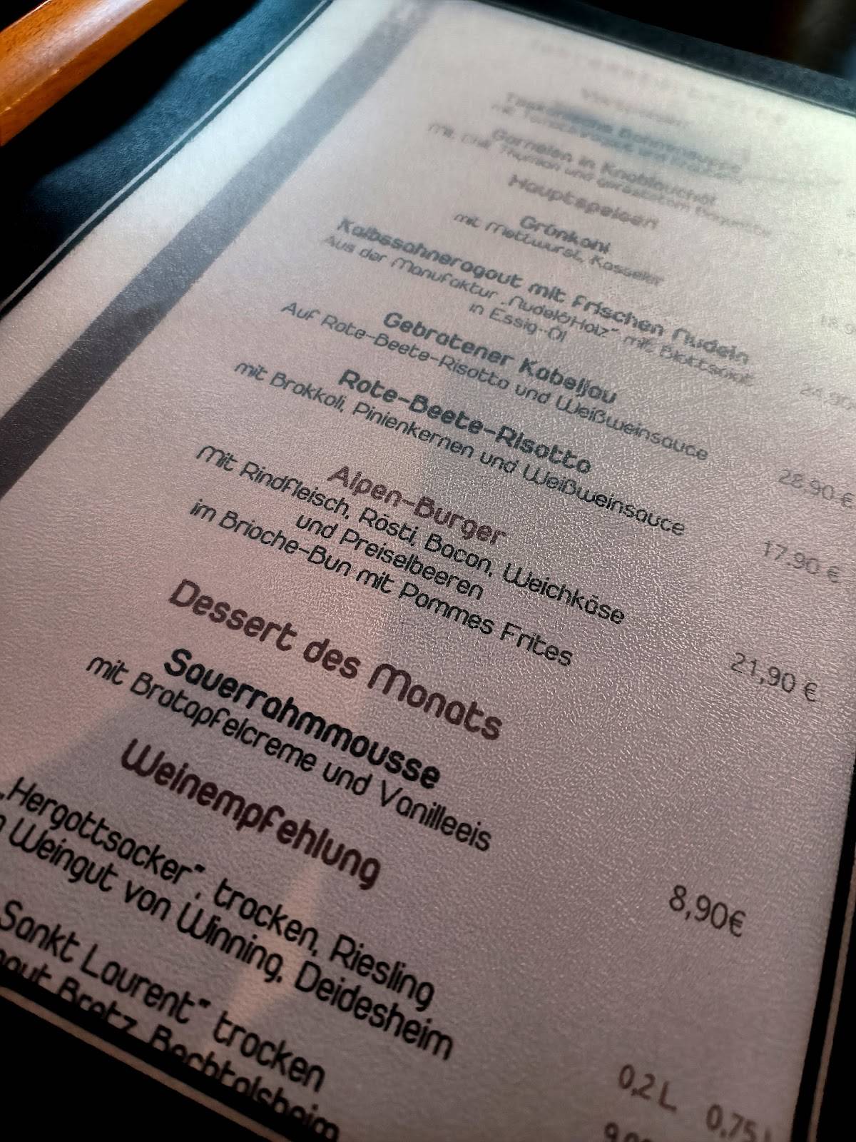 Speisekarte von Louis Brauhaus restaurant, Kreuzau