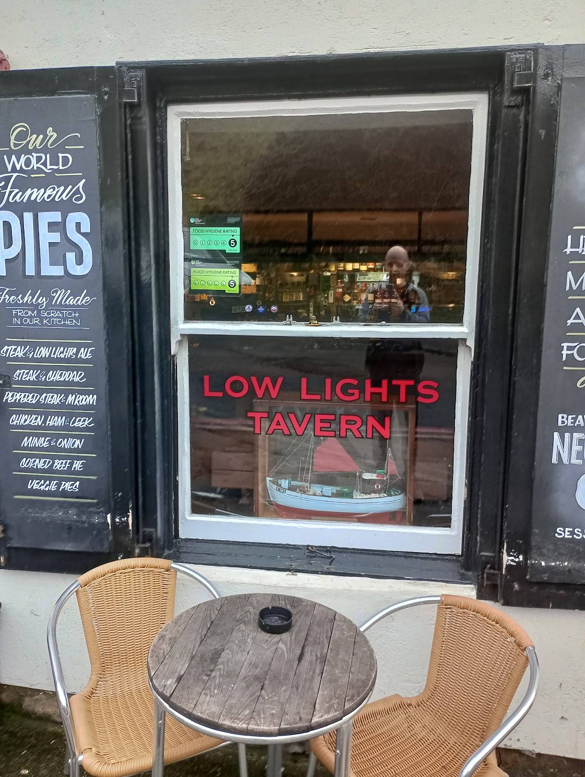 Menu at Low Lights Tavern pub & bar, North Shields