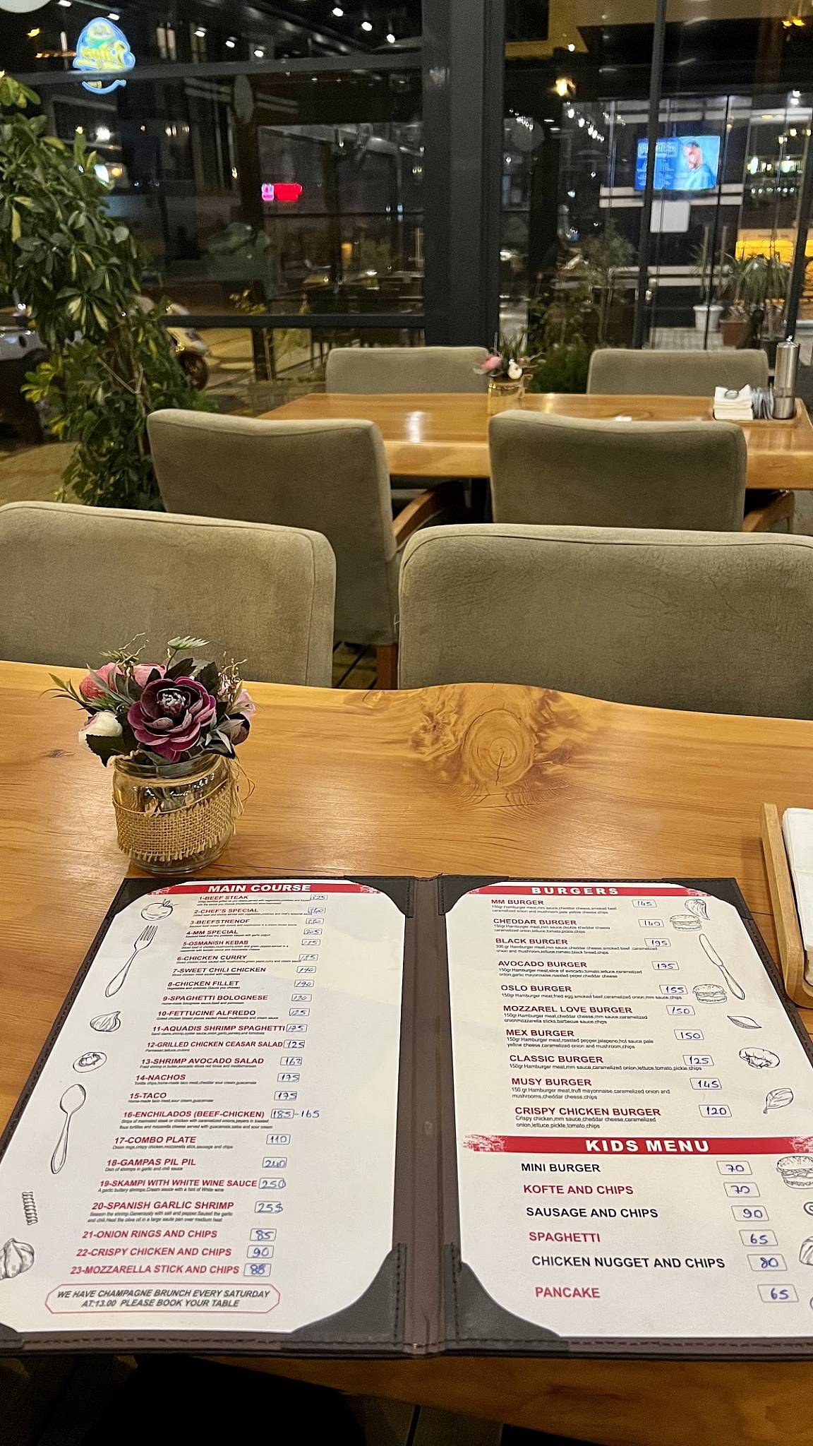Menu at MM BURGER&CAFE, Alanya