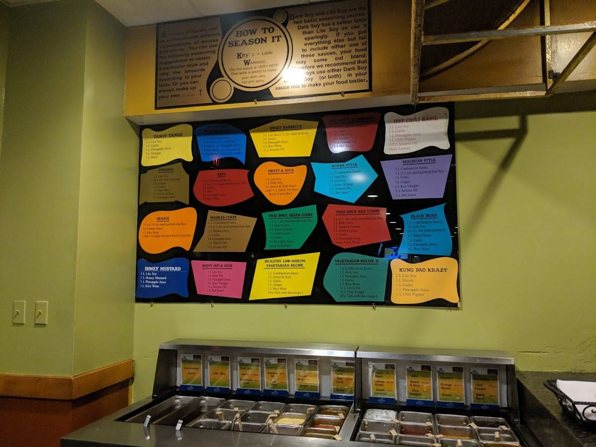 Menu at MONGO FIRE MONGOLIAN GRILL restaurant, Austin, Research Blvd A-110