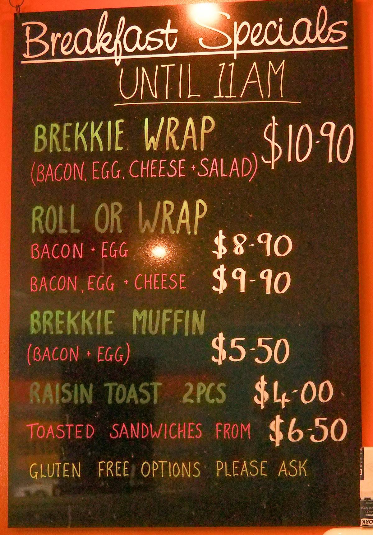 Menu at Cool Mango Salad Bar, Mackay