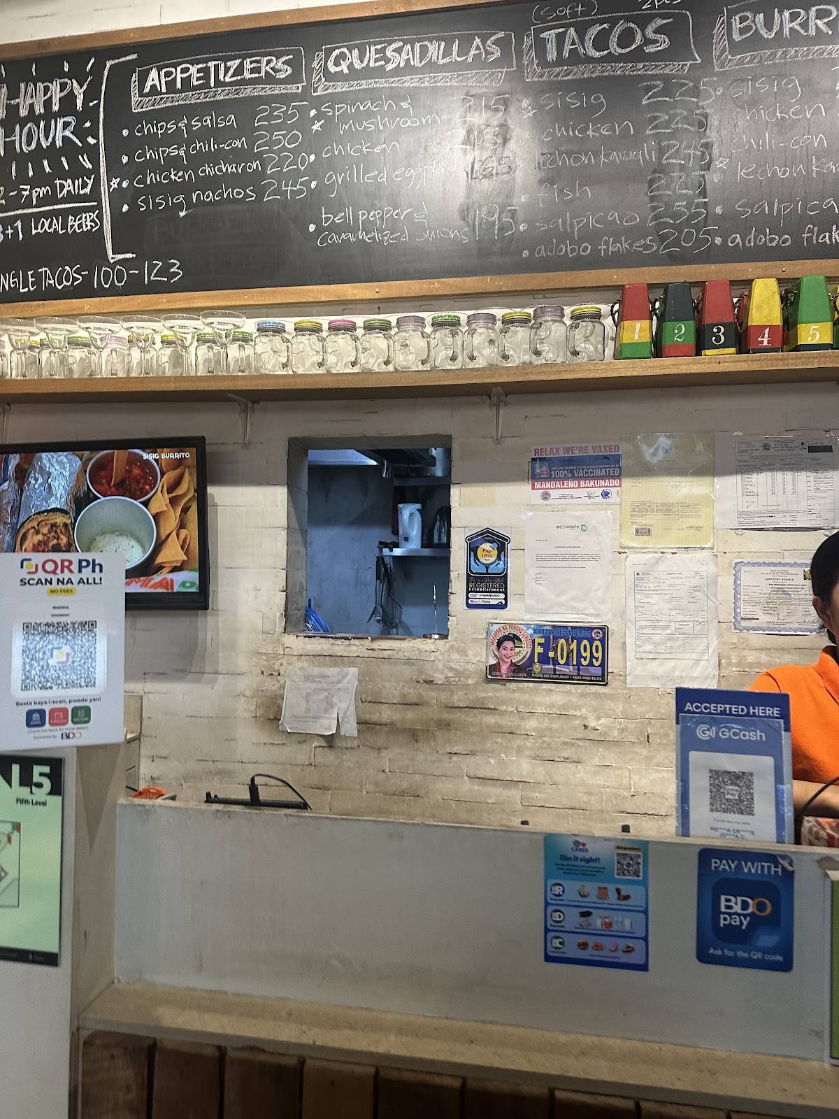 Menu at Madeca restaurant, Mandaluyong, 5th floor
