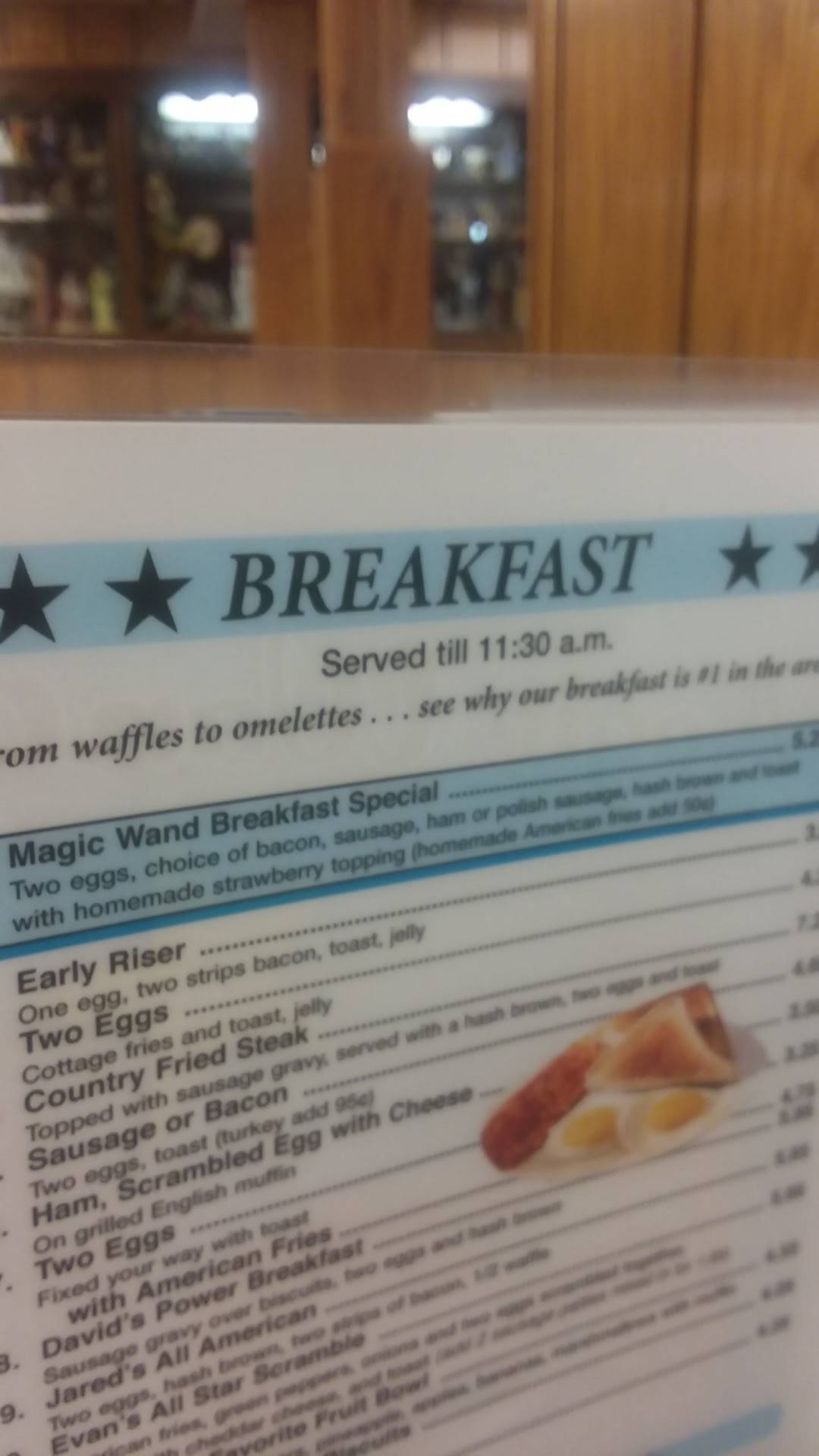 Menu at Magic Wand Restaurant, Churubusco