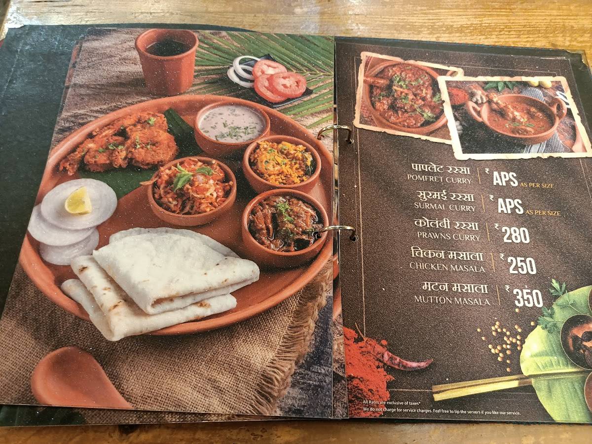 Menu at Majghar - Lalbaug, Mumbai