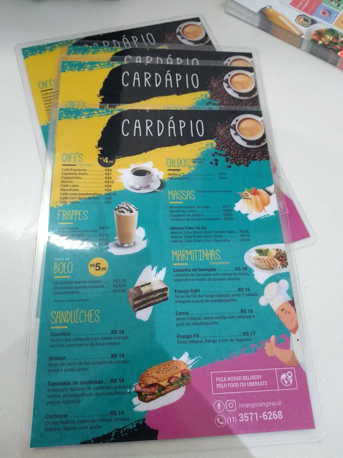 Menu em Mambo Tango Açaí pub & Bar, São Paulo, R. Maj. Sertório